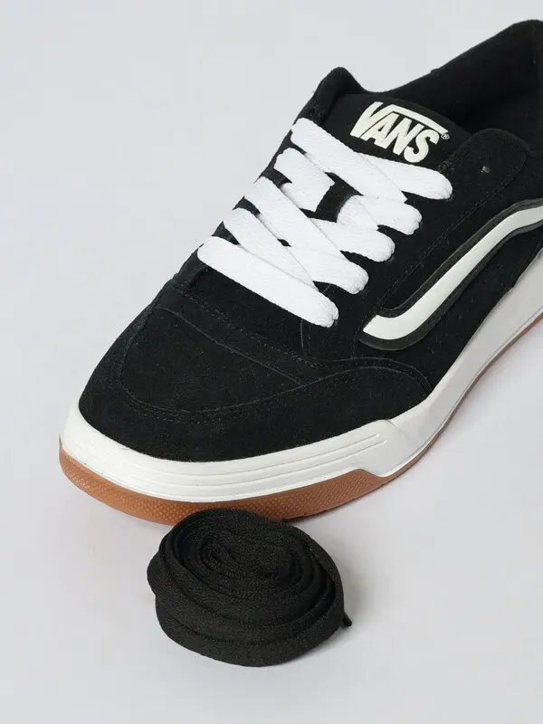 VANS Suede Lace-up Sneakers - Black