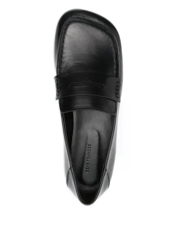 Dear Frances Drew Penny Leather Loafers