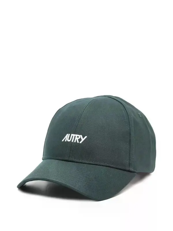 AUTRY Embroidered-logo Baseball Cap - Green