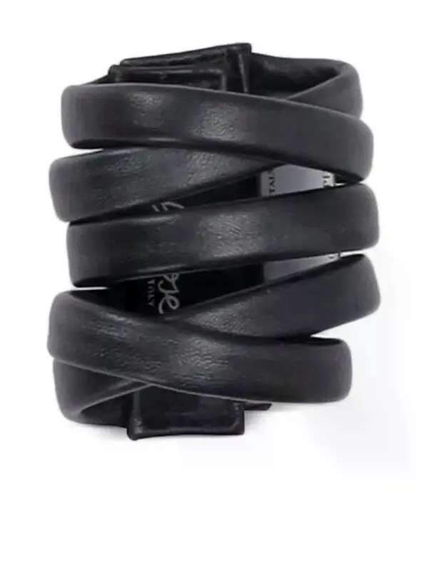 LA ROSE Leather Bracelet - Black
