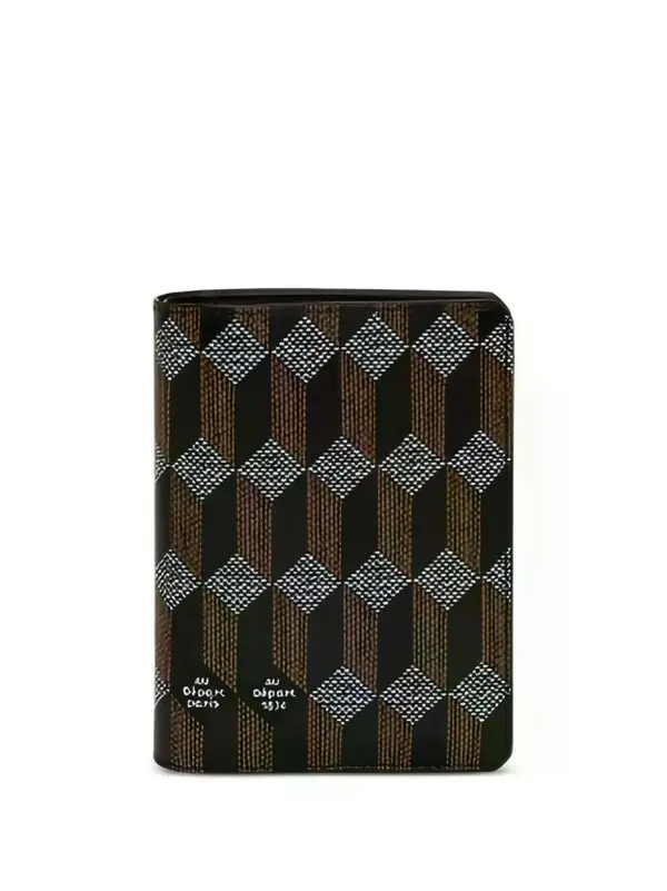 AU DEPART Bi-fold Passport Case - Brown