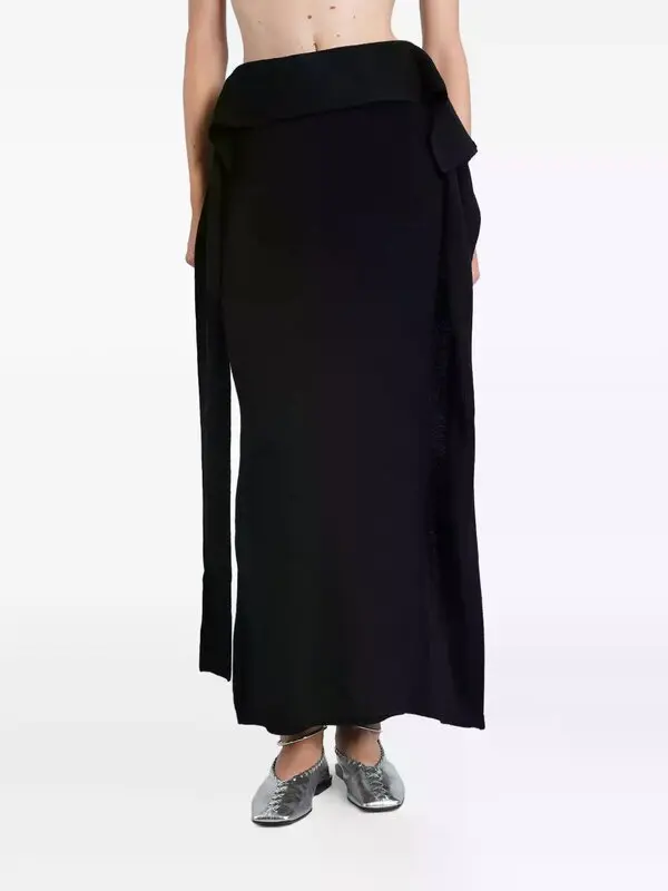 ENTIRE STUDIOS Layered Draped Skirt