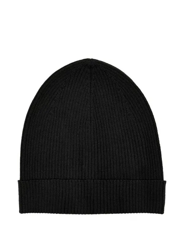 Rick Owens Ribbed Beanie - Brown