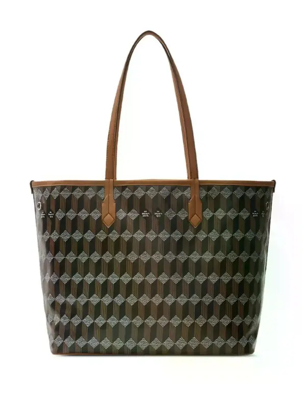 AU DEPART No.47 Geometric-print Tote