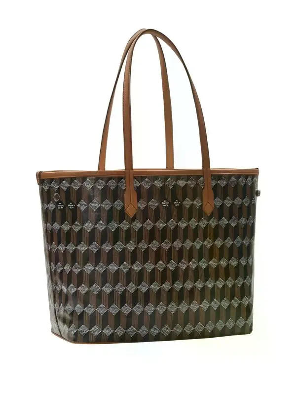 AU DEPART No.47 Geometric-print Tote