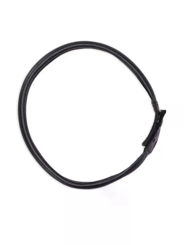 LA ROSE Leather Bracelet - Black