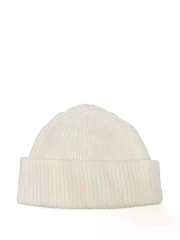 P.a.r.o.s.h Ribbed Beanie Hat - Neutrals