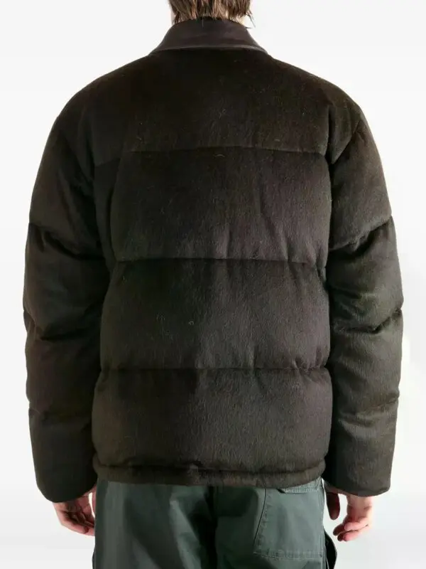 Auralee Padded Flap-pocket Jacket - Brown