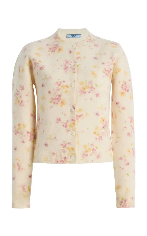 Prada Wool Cardigan - Print