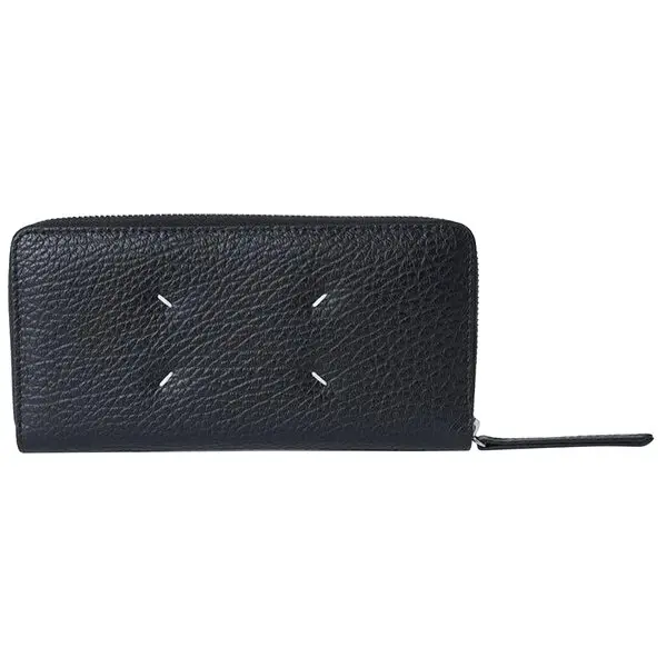 MAISON MARGIELA Grained Leather Wallet - Black