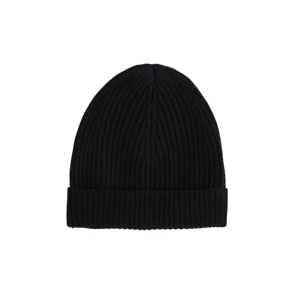 MAISON MARGIELA Geelong Wool Beanie - Black