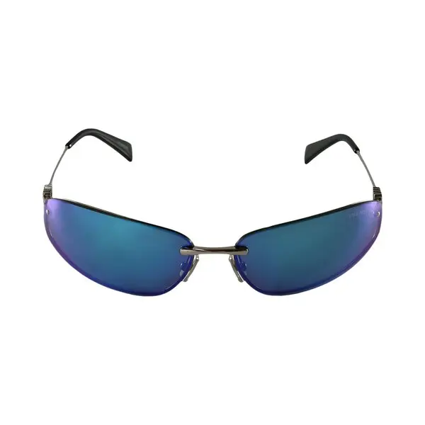 Miu Miu Nocturne Rimless Sunglasses - Silver