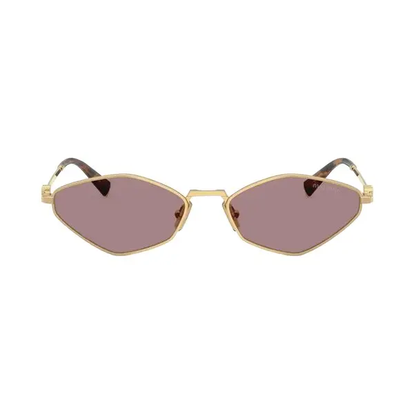 Miu Miu Logo Octagon Sunglasses - Pink