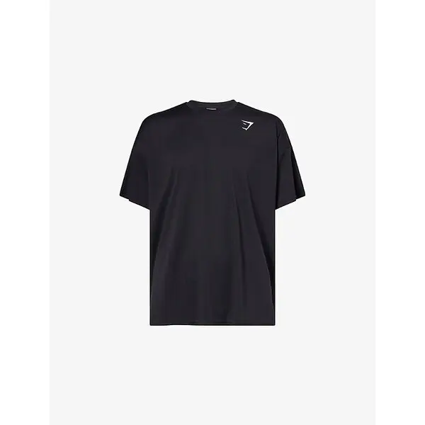 GYMSHARK Arrival Oversized Jersey T-shirt - Gs Black