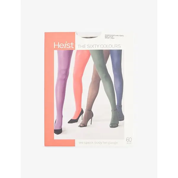 HEIST STUDIOS The Sixty Opaque Tights - Chocolate Brown