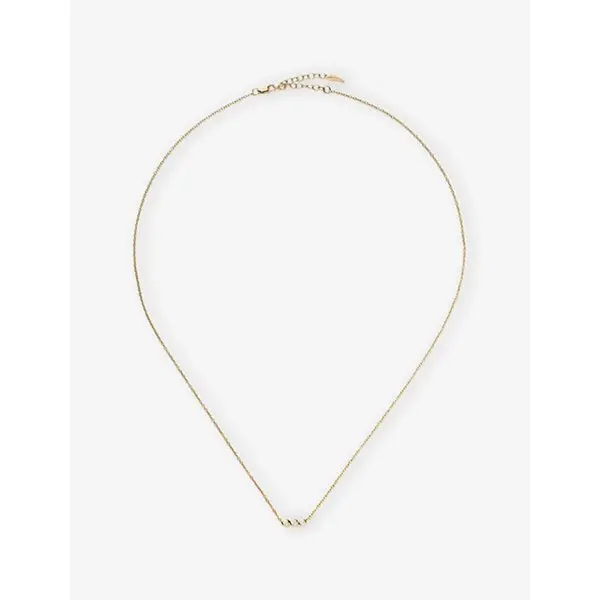 MISSOMA Solitaire Trio Lab Grown Diamond 14ct Necklace - Yellow Gold