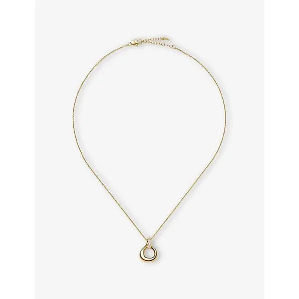 MISSOMA Molten Snow Twisted Pendant Necklace - Gold