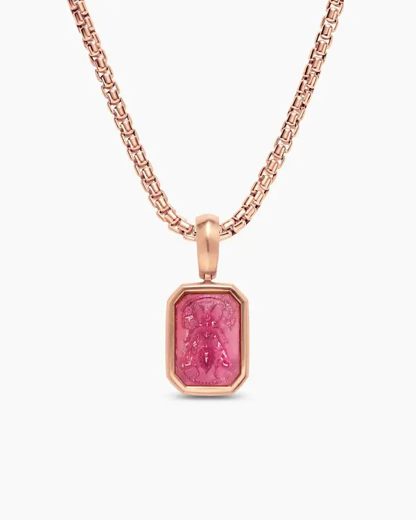 David Yurman Petrvs® Petite Bee Amulet - Rubellite