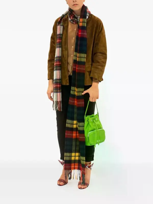 LA ROSE Button Cashmere Cardigan - Brown