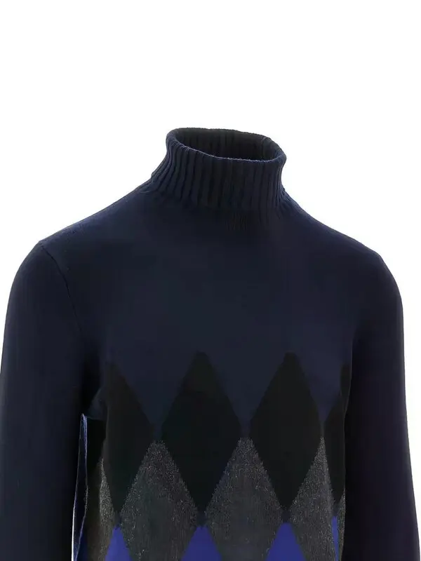 BALLANTYNE Turtleneck Long Sleeve Sweater