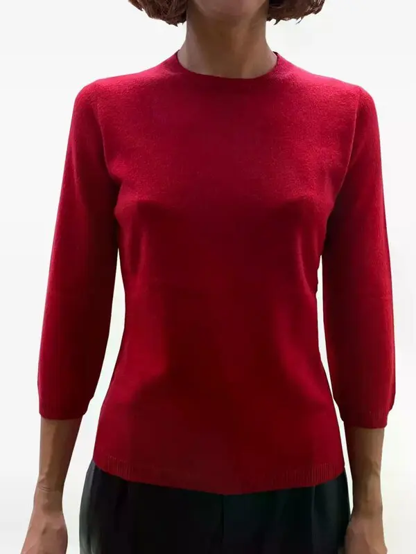 LA ROSE Three-quarter-sleeved Top