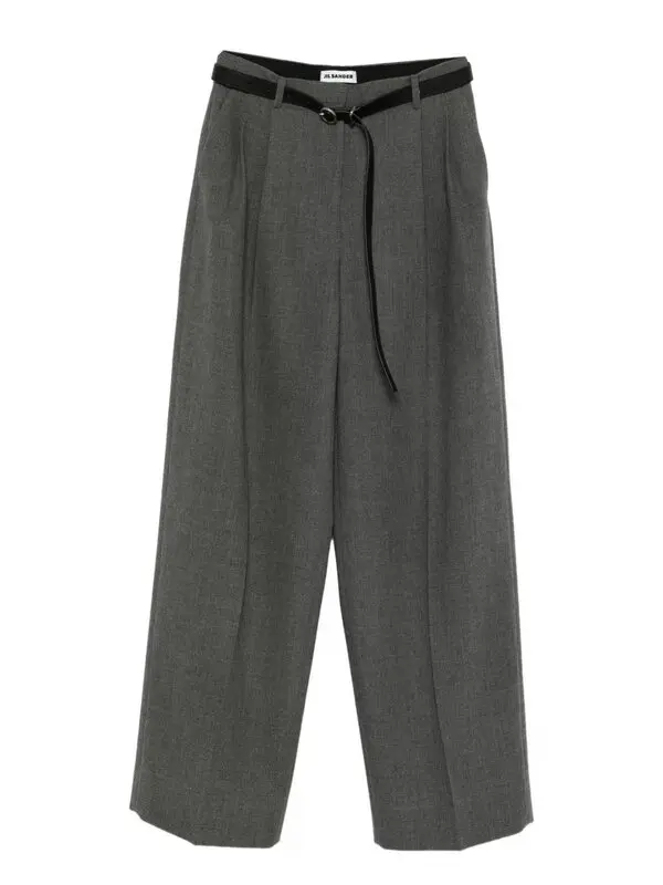 JIL SANDER Belted Pleated Pants