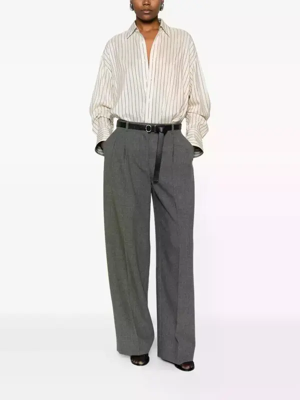 JIL SANDER Belted Pleated Pants