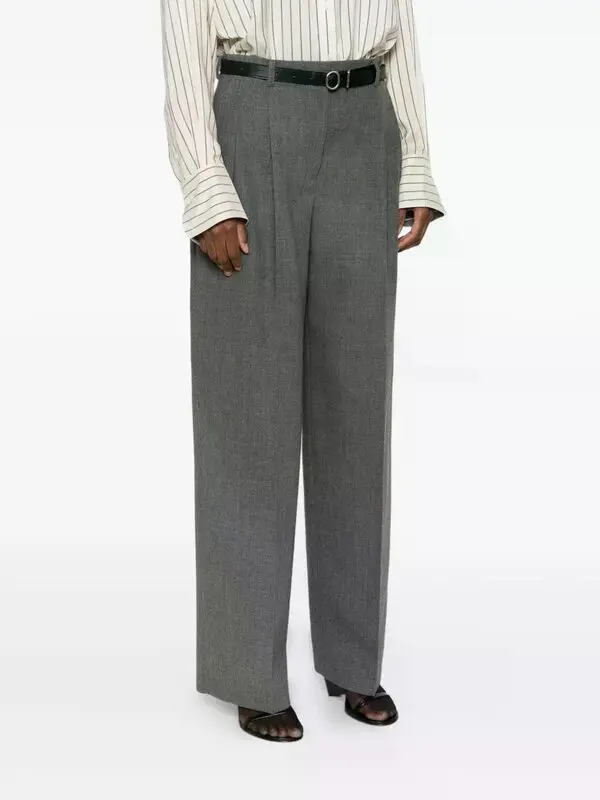 JIL SANDER Belted Pleated Pants