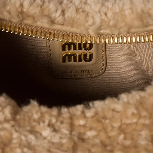 Miu Miu Wander Shearling Bag