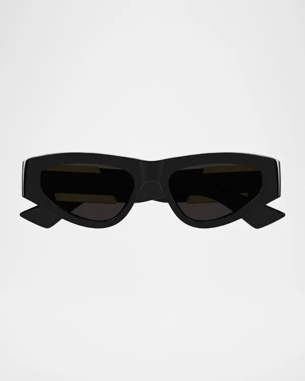 Bottega Veneta Dash Acetate Cat-eye Sunglasses - Black