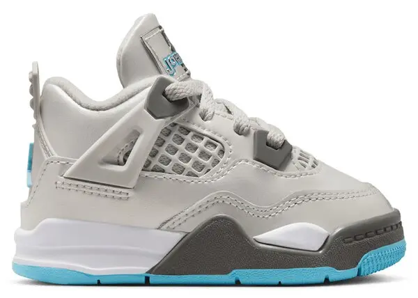 JORDAN 4 Retro Sneakers - Photon Dust/blue Chill/flat Pewter