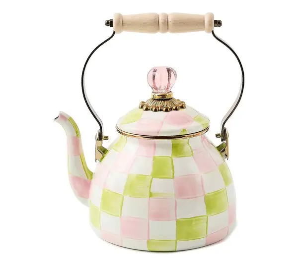 MACKENZIE-CHILDS Palm Beach Tea Kettle Collective - One-color