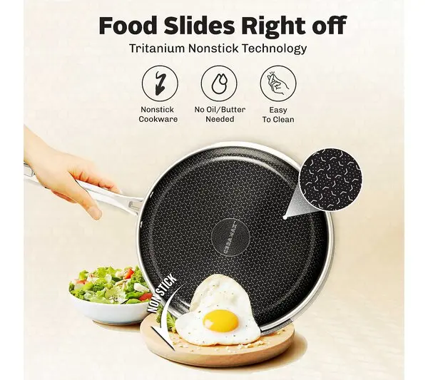 CERAMAX 3 Piece Frying Pan Set With Ceramic Etc Hed Design