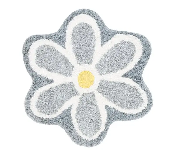 SAFAVIEH Novelty Hand Tufted Wool 5' X 5' Daisy Rug - One-color