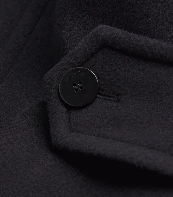 JOSEPH Wool-cashmere Loti Coat - Black