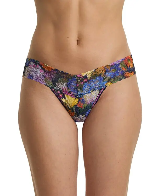 Hanky Panky Printed Signature Lace Low Rise Thong - Impression
