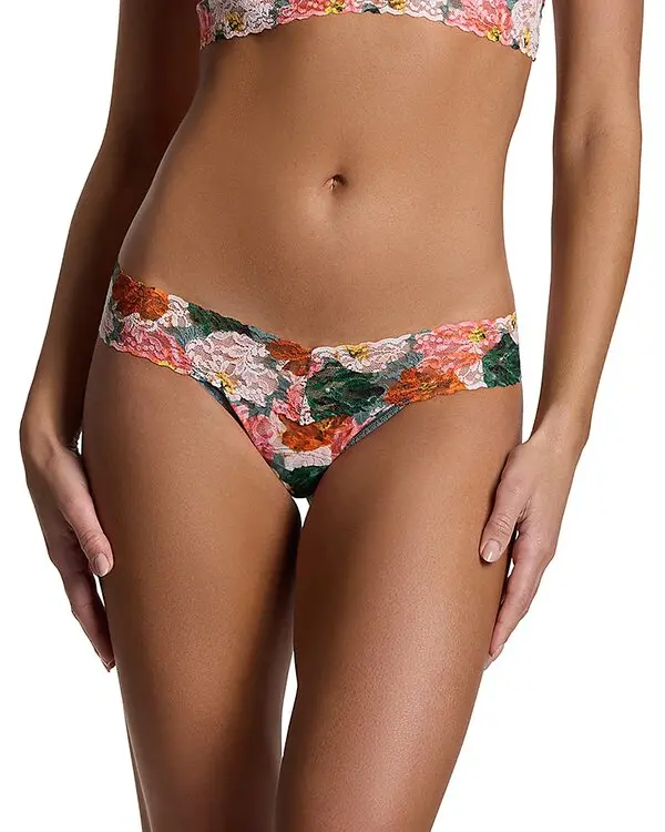 Hanky Panky Printed Signature Lace Low Rise Thong - Paint Me Like...