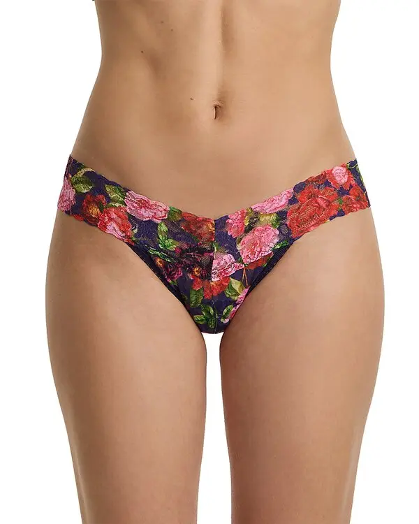 Hanky Panky Printed Signature Lace Low Rise Thong - Winters Tale