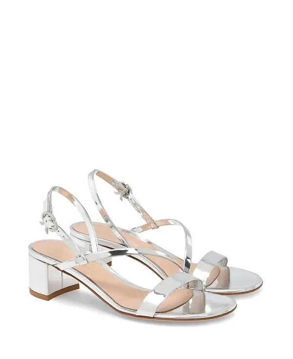 GIANVITO ROSSI Betsey Sandals - Silver Calf