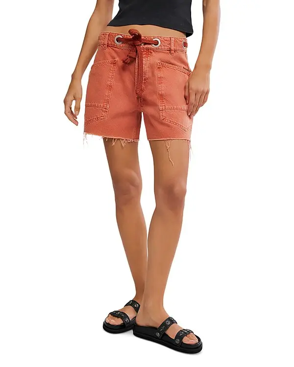 Free People Moxie Denim Shorts - Sunset