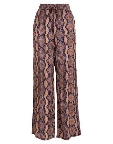 Pinko Wide-leg Viscose Pants - Brown