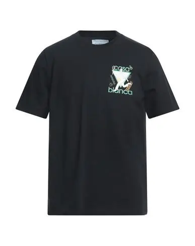 Casablanca T-shirt Size Organic Cotton - Black