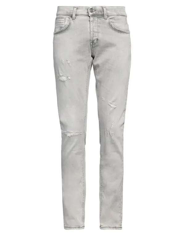 DONDUP Organic Cotton And Recycled Elastane Skinny Jeans - Grey