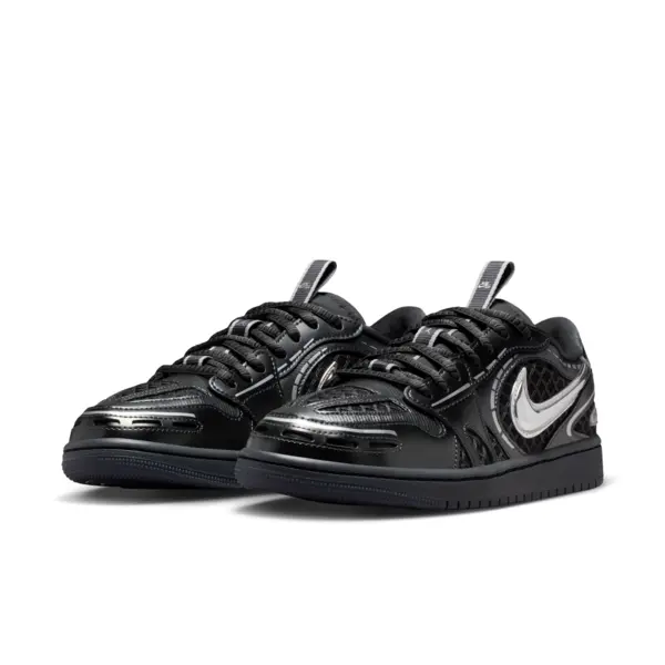 JORDAN 1 Low Method Of Make Sneakers - Black