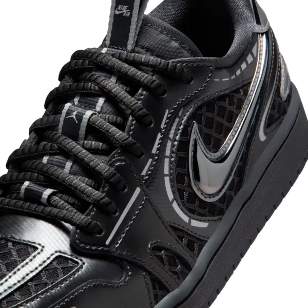 JORDAN 1 Low Method Of Make Sneakers - Black