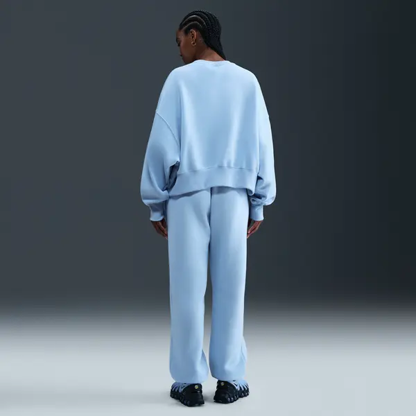 Nike Sportswear Phoenix Fleece Over-oversized Crew-neck Sweatshirt - Blue