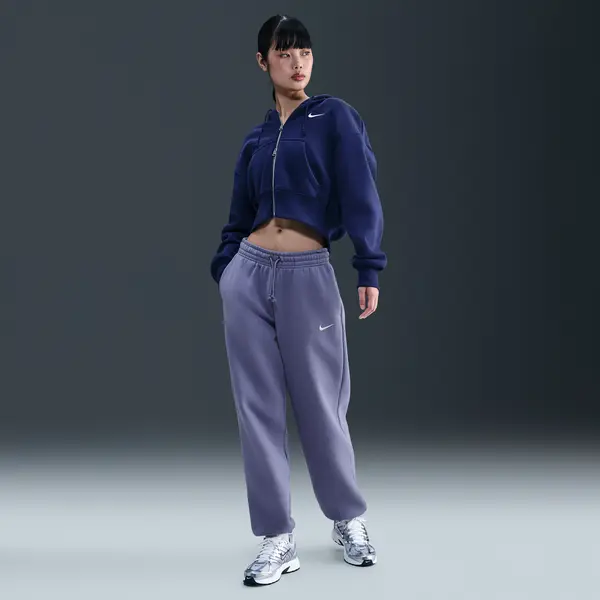 Nike Sportswear Phoenix Fleece High-waisted Oversized Sweatpants - Blue