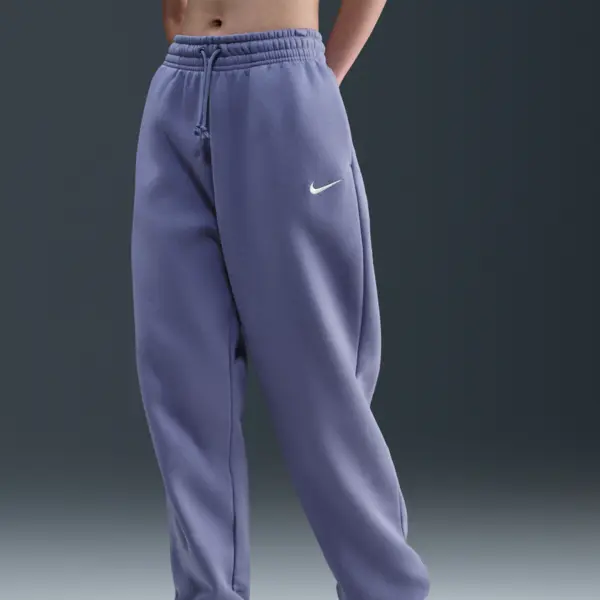 Nike Sportswear Phoenix Fleece High-waisted Oversized Sweatpants - Blue