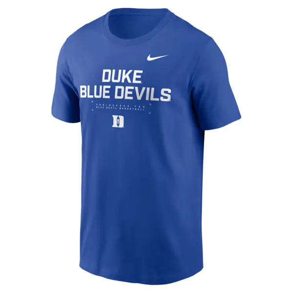 Nike Duke Courtside Basketball Dri-fit College T-shirt - Blue
