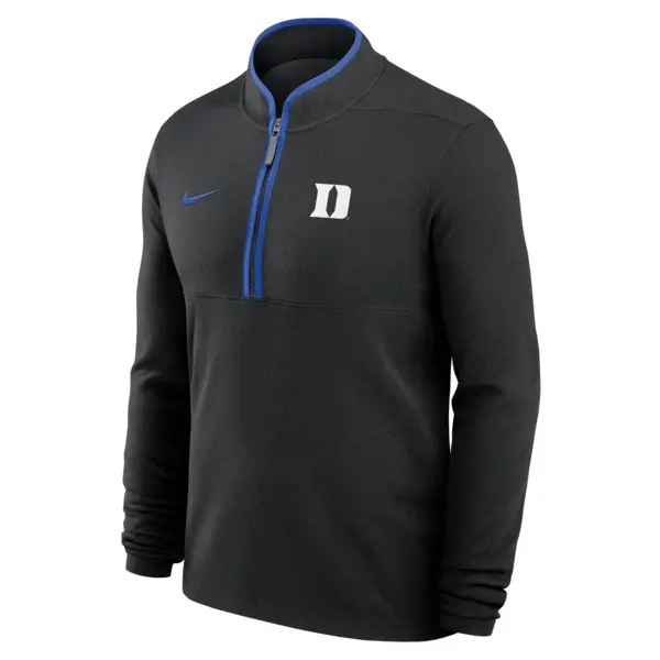 Nike Duke Victory Dri-fit College 1/2-zip Long-sleeve Top - Black